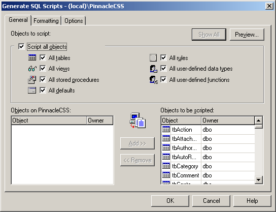 How to export Database Structure How to export Database Structure